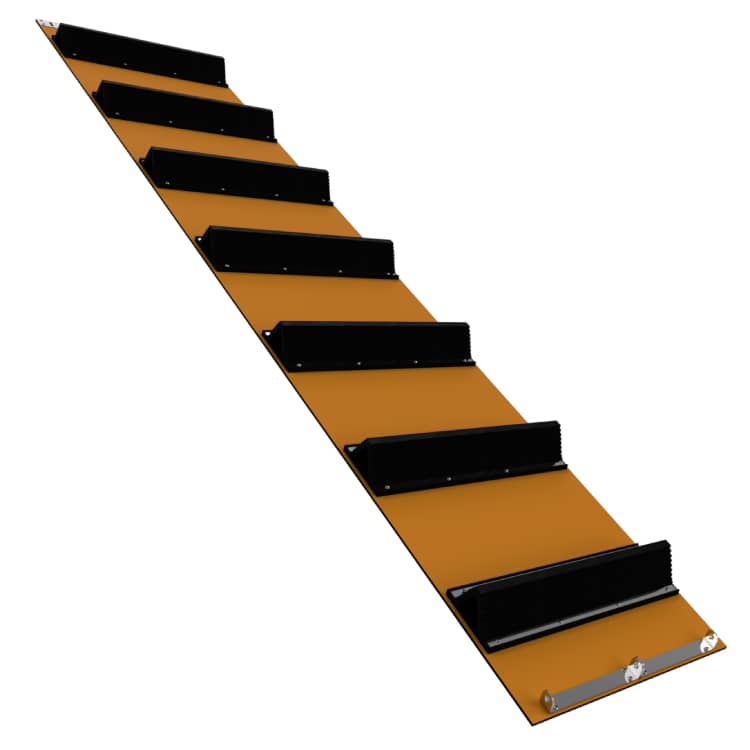 Rollaway Bank Ladder | Walker Rubber